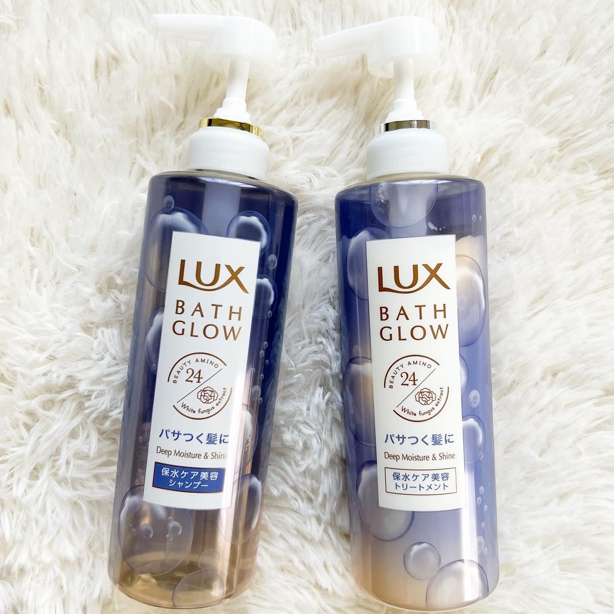 バスグロウ ディープモイスチャーandシャイン シャンプートリートメント|luxの口コミ ラックス バスグロウ ディープモイスチャー