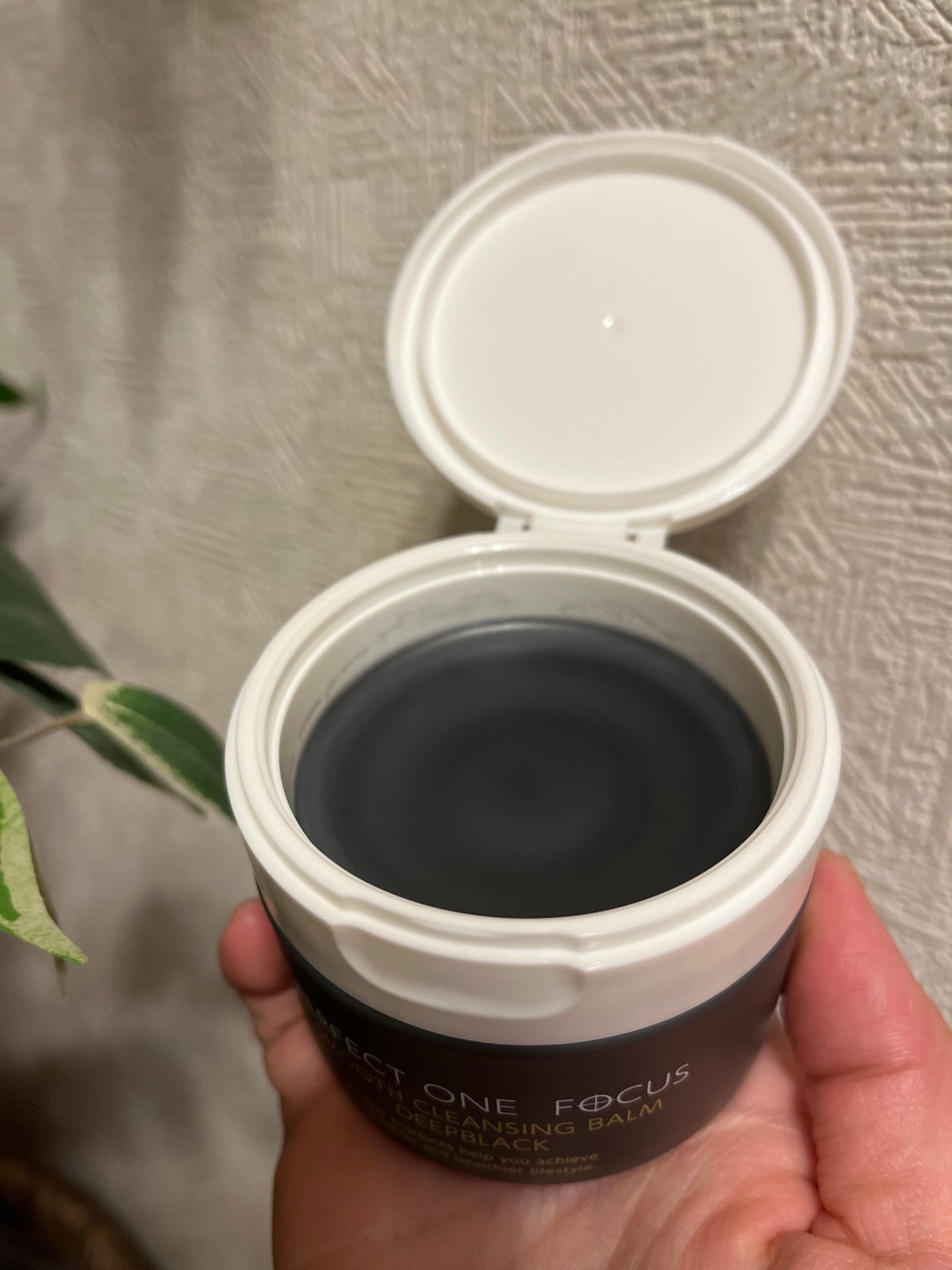 スムースクレンジングバーム ディープブラック|perfect One Focusの口コミ バームタイプのクレンジングは初めてでしたが By
