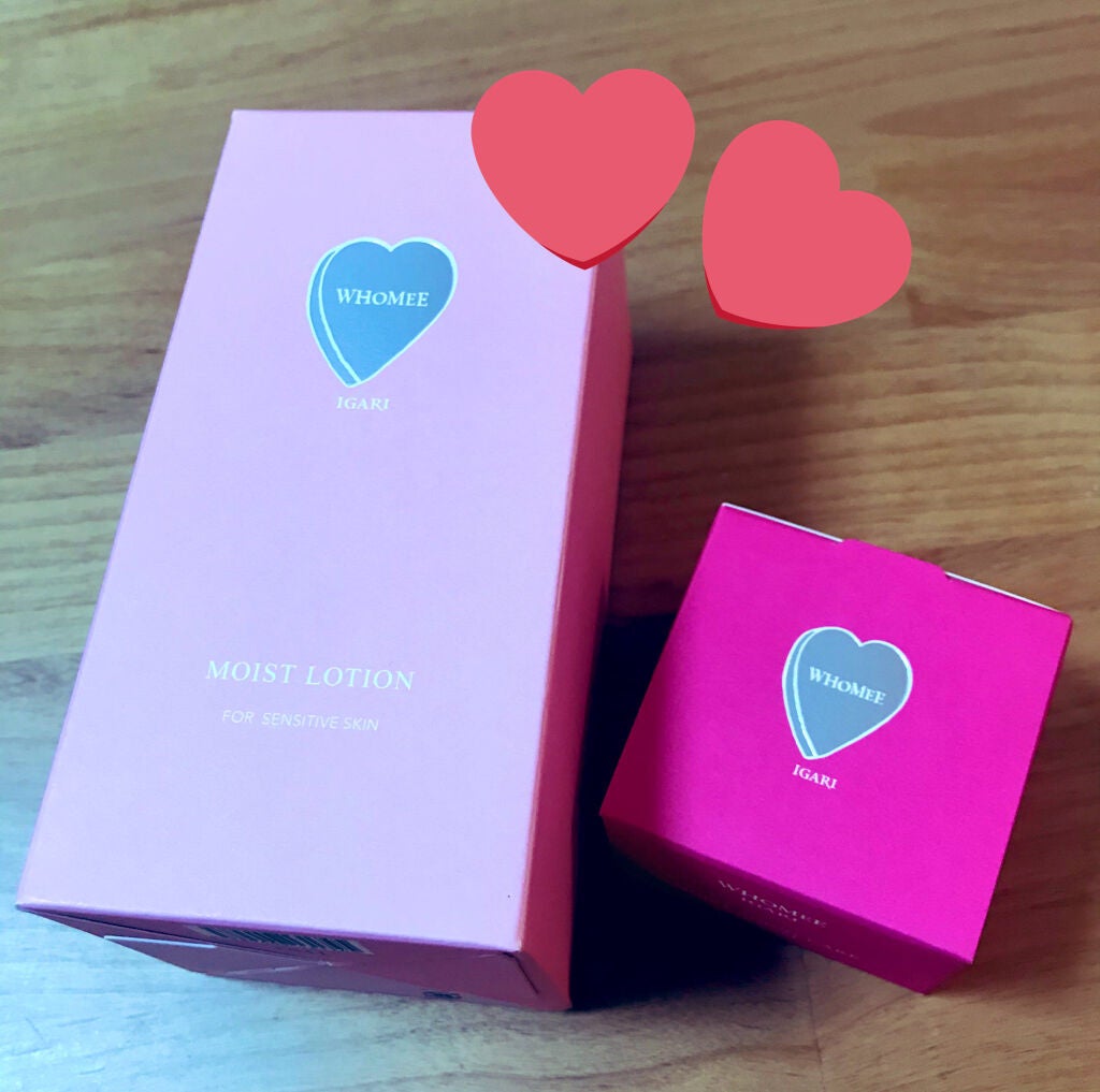 Whomeeのスキンケア・基礎化粧品 モイストローション&モイストエイジングケアクリームを使った口コミ Whomee スキンケアセット By