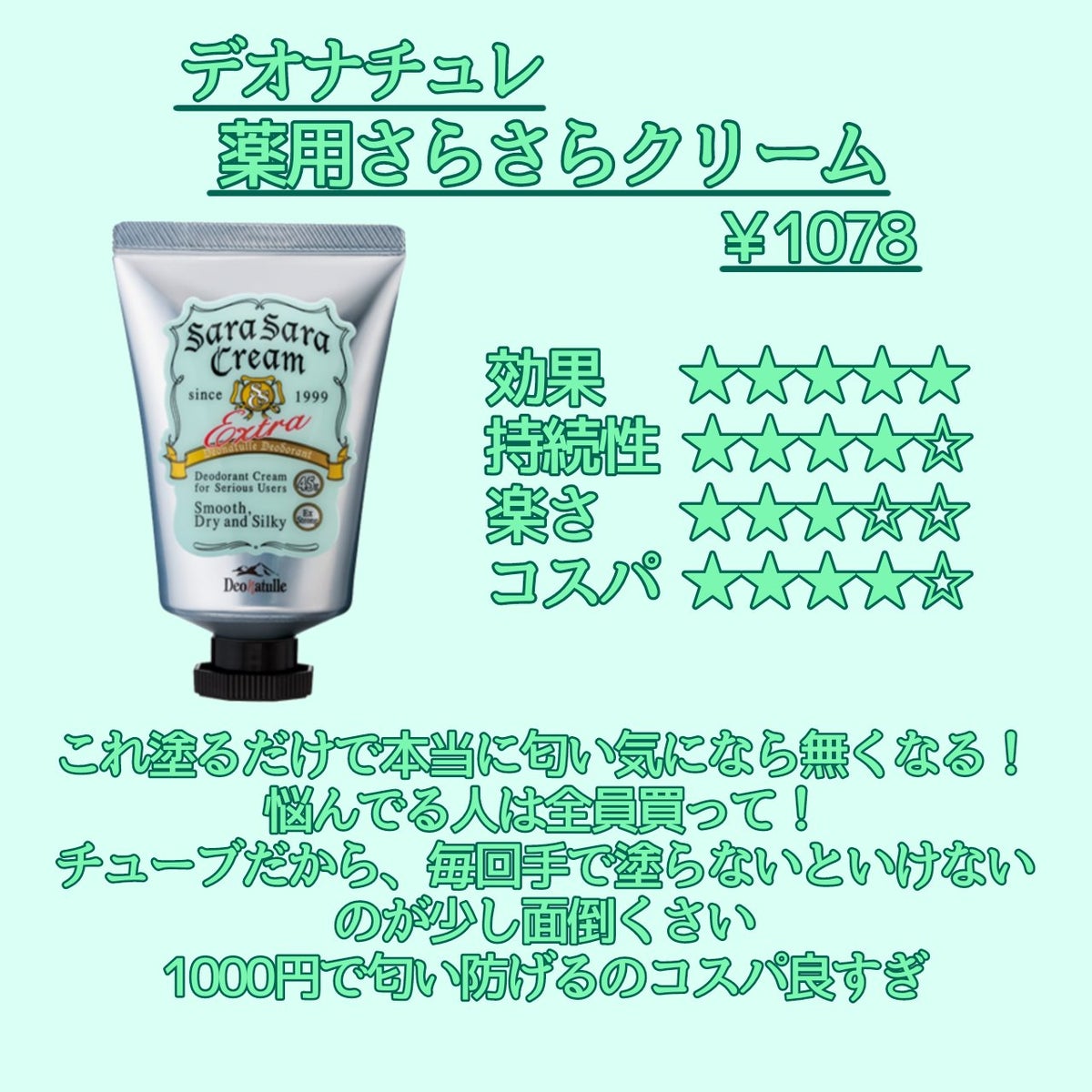 デオナチュレのデオドラント・制汗剤 薬用ソフトストーンw他、2商品を使った口コミ 夏には欠かせない脇のにおいケア🎐 By りんご乾燥肌