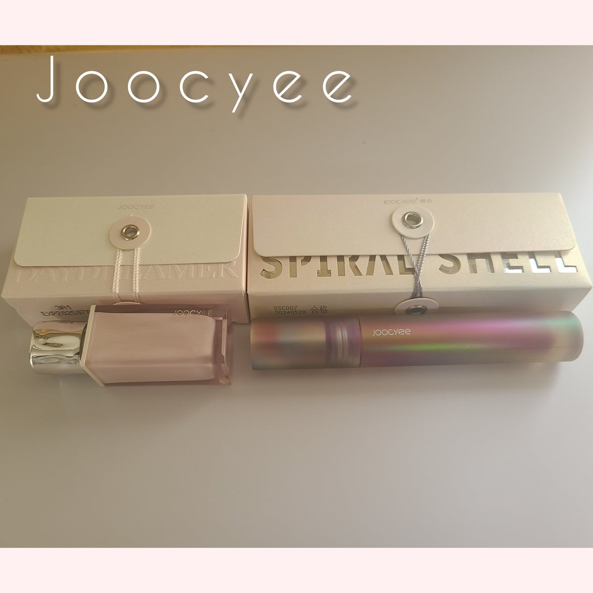 Joocyeeのリップグロス フルーツミラーリップグロス他、1商品を使った口コミ ︎︎〇joocyee 単純にパッケージが可愛かったので衝動