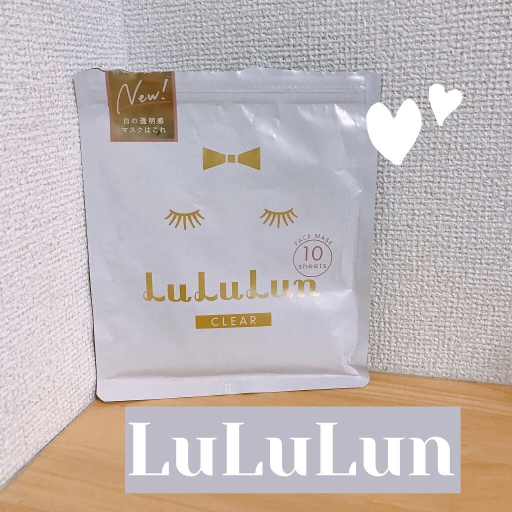 ルルルンピュア 白(クリア)|ルルルンの口コミ 【lululun】クリアパック By なぁ敏感肌20代後半 Lips