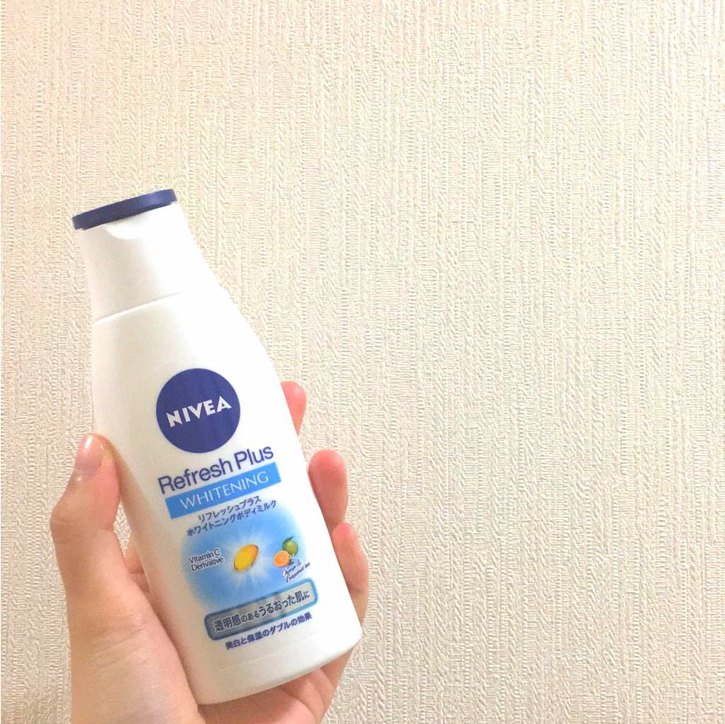 リフレッシュプラス ホワイトニング ボディミルク|ニベアの効果に関する口コミ Nivea Refresh Plus Whitening