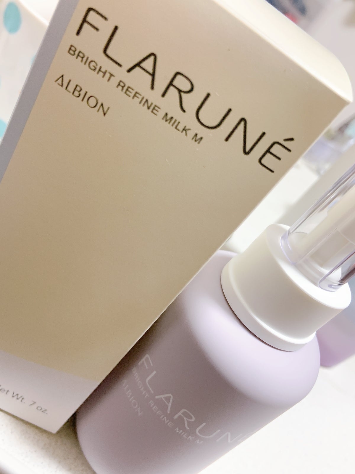 フラルネ ブライトリファイン ミルク Em|albionの口コミ オイリー肌におすすめの乳液!お気に入りの乳液😍😍 5月にブライトシリー