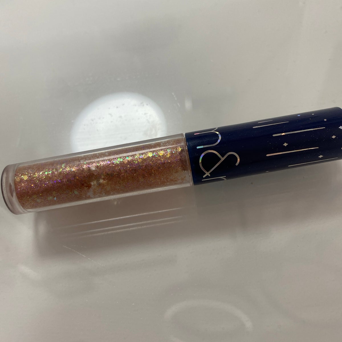 リキッド グリッター シャドウ|romandndの口コミ 【使った商品】romandnd リキッド グリッター シャドウ 02 ローズスター