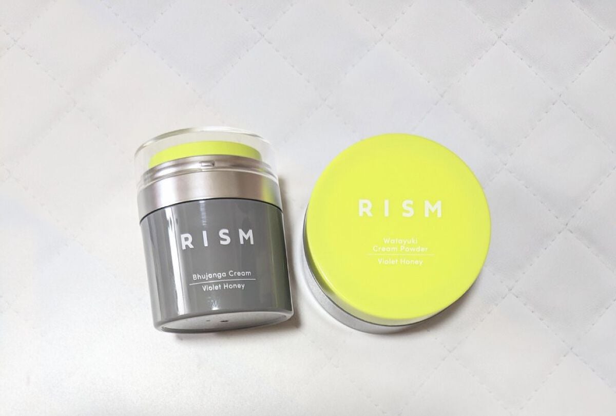 Rismのフェイスクリーム ブジャンガ クリーム&ワタユキ クリームパウダーを使った口コミ「rism ブジャンガクリーム・ワタユキクリーム