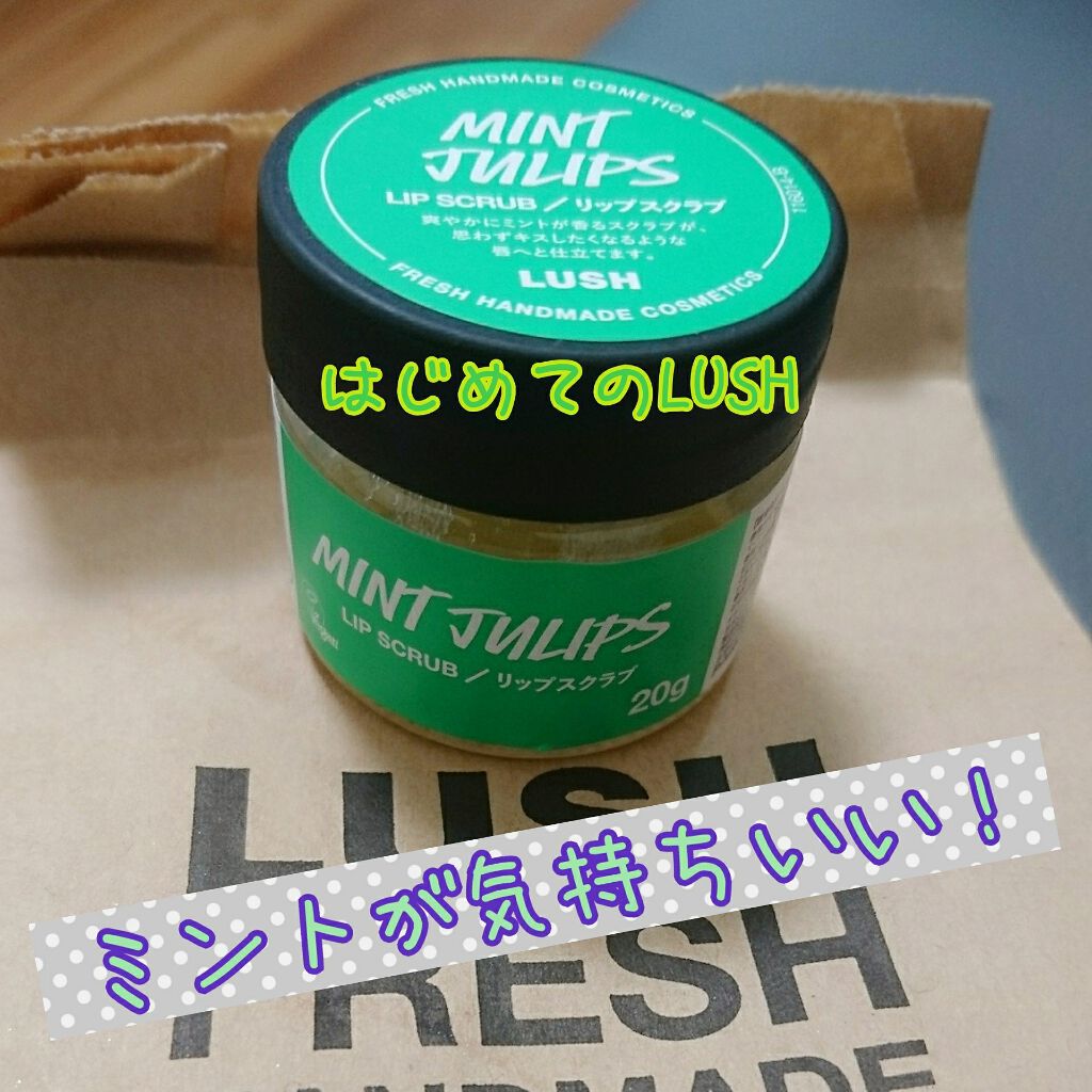ミントフレーバー リップスクラブ|ラッシュの使い方を徹底解説 友達にオススメされてついにlushデビューしました! By ことっち混合