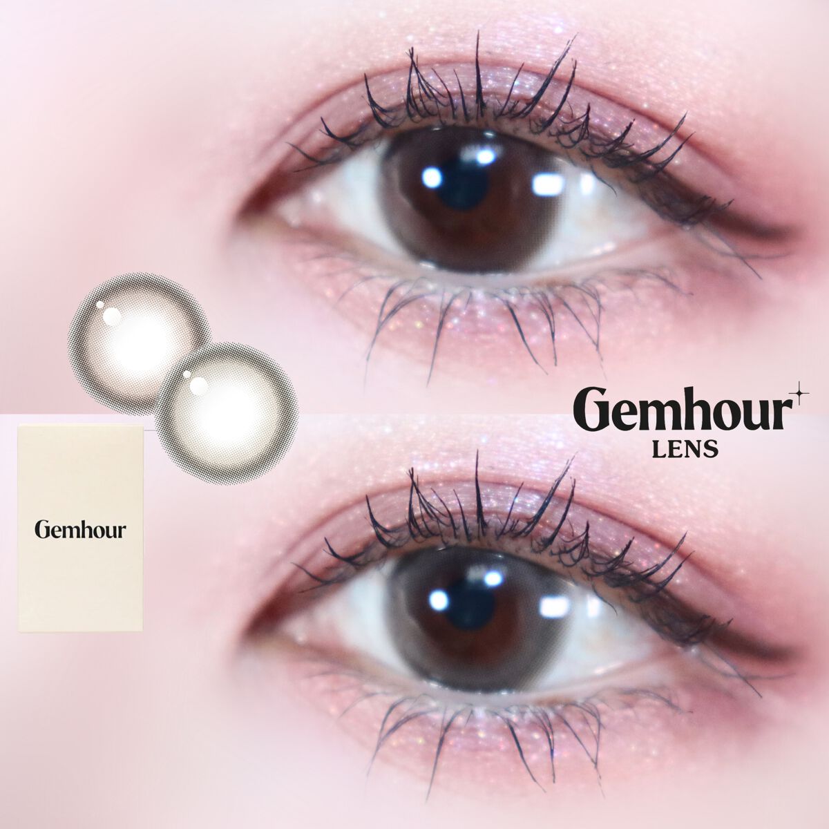 Number Series|gemhour Lensのカラコンレポ・着画口コミ ちゅるちゅるeyeに🫧/ By うー混合肌 Lips