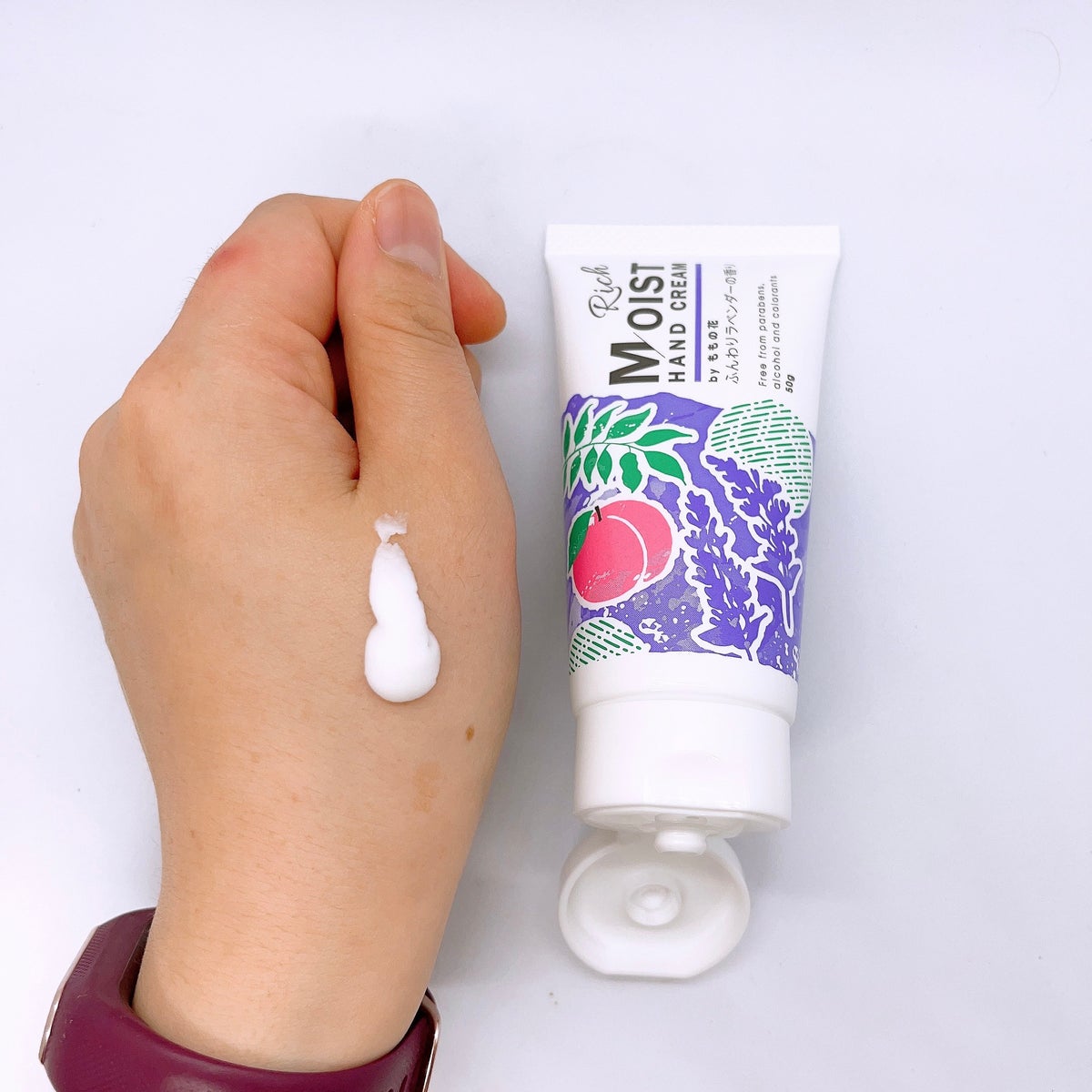 ももの花 ハンドクリーム|オリヂナルの口コミ オリヂナルのももの花 ハンドクリームを使用しました😊 By まりたそ乾燥肌30代後半