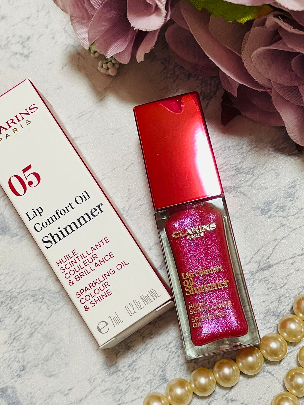 【限定色レビュー】コンフォート リップオイル シマー|clarinsの口コミ Clarins コンフォート リップオイル シマー By ひ