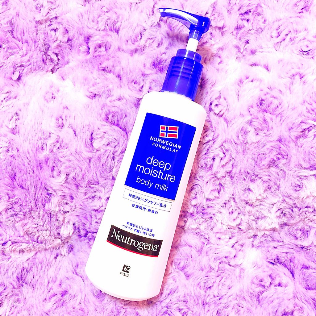 ノルウェー フォーミュラ ディープモイスチャー ボディミルク|neutrogenaの口コミ ニュートロジーナ ノルウェー フォーミュラ