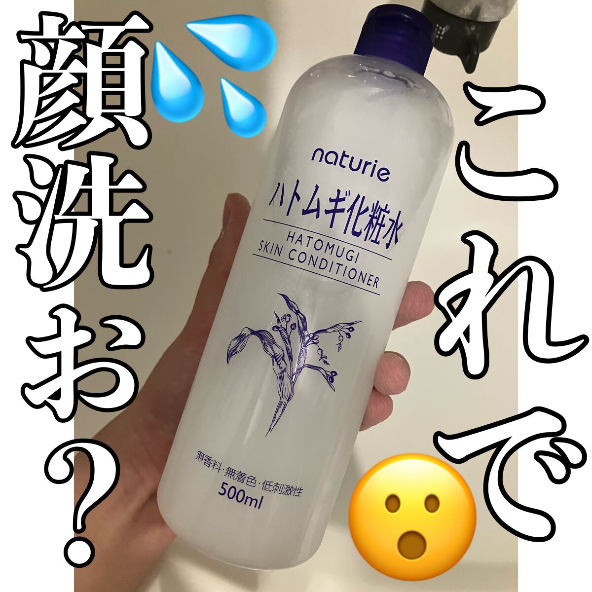 ハトムギ化粧水ナチュリエ スキンコンディショナー R |ナチュリエの口コミ 乾燥肌におすすめの化粧水!安い!大容量!ど定番!ナチュリエ