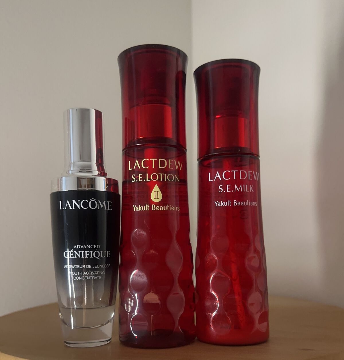 Seシリーズ・lancome・ラクトデュウのスキンケア・基礎化粧品を使った口コミ「lancome ジェニフィック アドバンスト N
