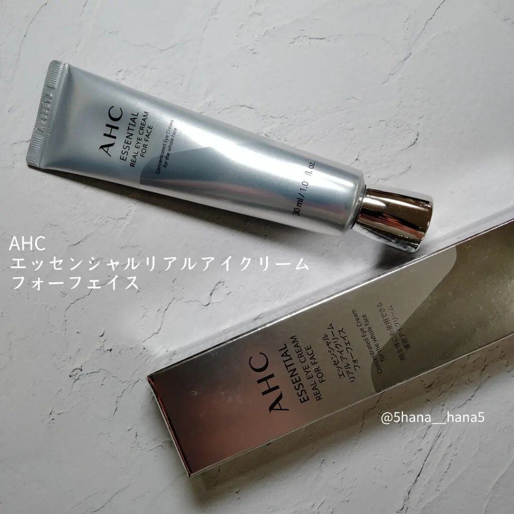 アイクリーム|ahcの口コミ Ahc エッセンシャルリアルアイクリーム フォーフェイス By 𝙃𝙖𝙣𝙖乾燥肌 Lips