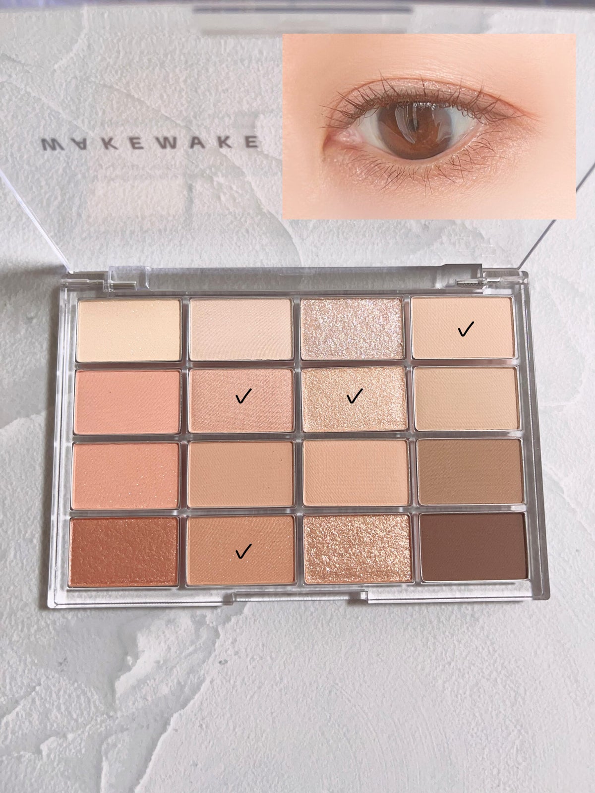 ソフトブラーリング アイパレット|wakemakeの口コミ イエベにおすすめのアイシャドウパレット! Wakemake ソフトブラーリング