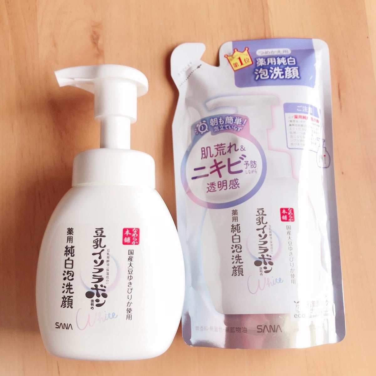 薬用泡洗顔|なめらか本舗の口コミ なめらか本舗 薬用泡洗顔 つめかえ用 180ml By 梅花リラ普通肌20代後半 Lips