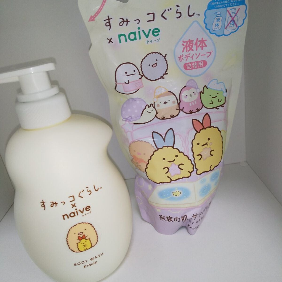 ボディソープ桃の葉エキス配合|ナイーブの口コミ すみっコぐらし 可愛い💕 ボディソープ By ピー Lips