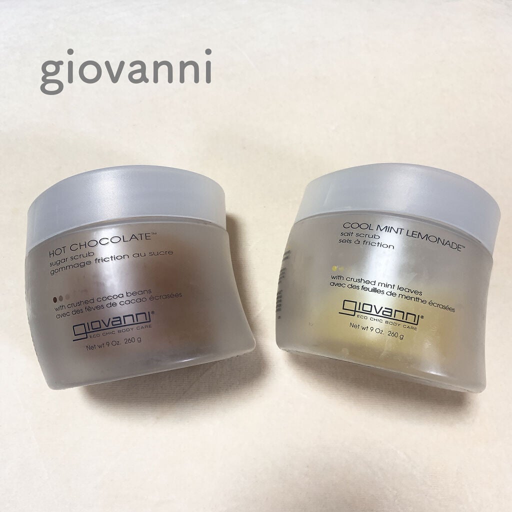 Giovanniのボディスクラブ ジョヴァンニ シュガー ボディスクラブ ホットチョコレート他、1商品を使った口コミ Giovanni 🌿