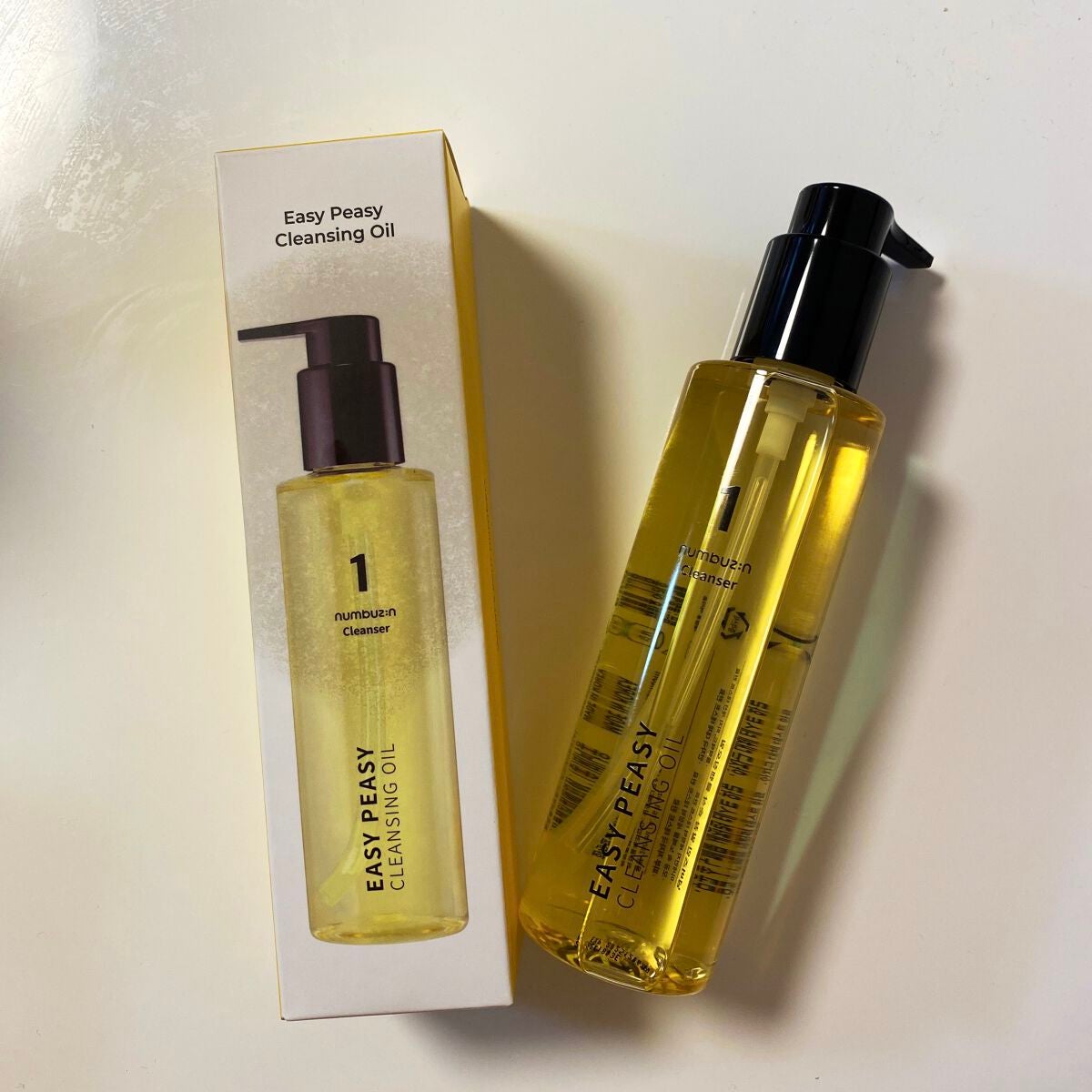 1番 さっぱりすっきりクレンジングオイル 200ml|numbuzinの効果に関する口コミ「numbuzin 1番 さっぱりすっきり
