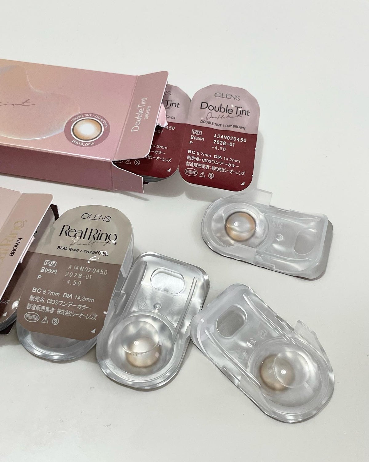 Olensのカラーコンタクトレンズ Real Ring 1day他、2商品を使った口コミ 韓国カラコン 愛用 By Miyuki