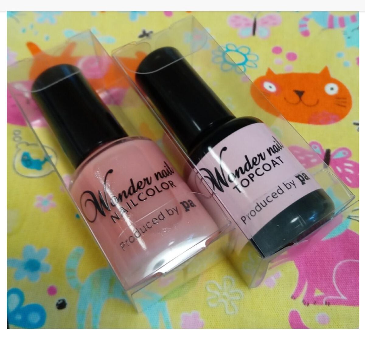 Pa ワンダーネイル 2ステップセット|pa Nail Collectiveの口コミ 下地不要のネイルカラー たっぷりつけないと筋のこるね