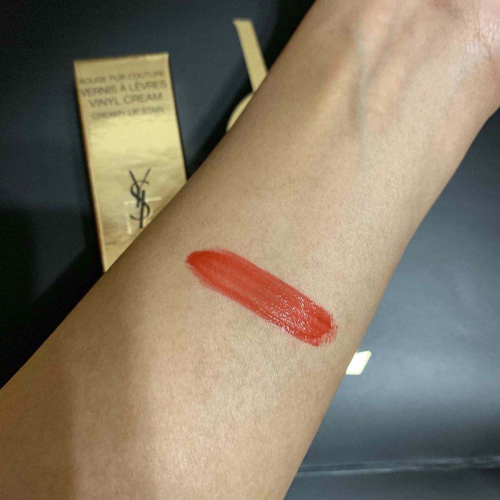 【新色レビュー】ルージュ ピュールクチュール ヴェルニ ヴィニルクリーム|yves Saint Laurent Beauteの口コミ 💄