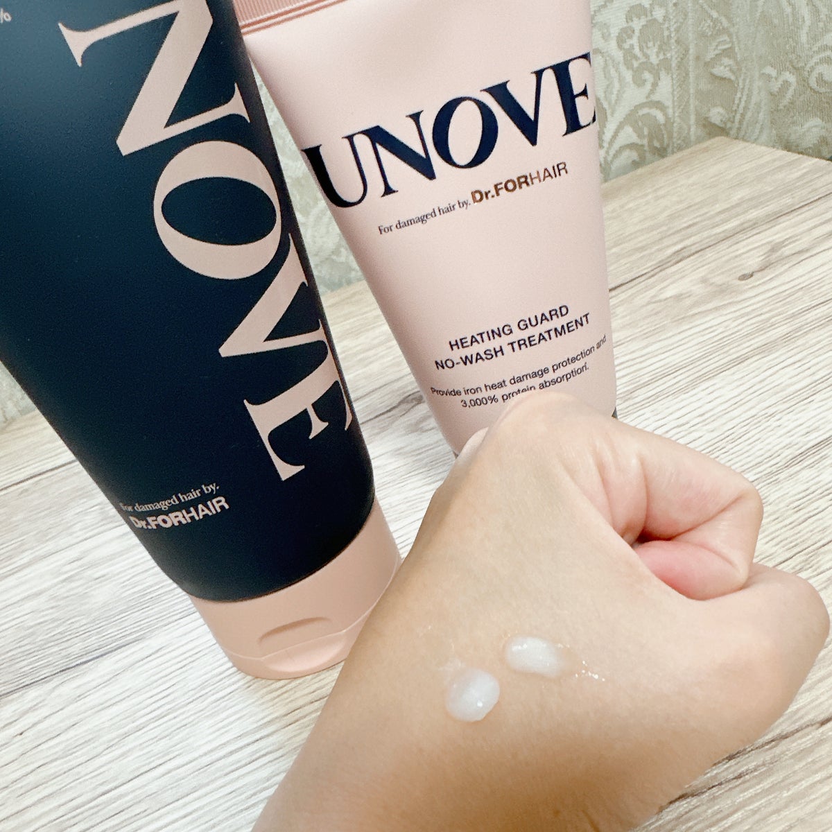 Unoveのヘアケア・スタイリング ディープダメージトリートメントex他、2商品を使った口コミ Unove ディープダメージトリートメント