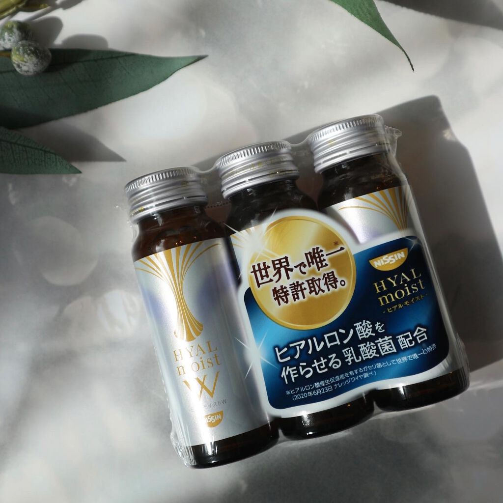 ヒアルモイスト W 50ml×3本|日清食品の口コミ「この度、日清食品株式会社様のヒアルモイストwを飲んでみました。 」 By ちほ乾燥