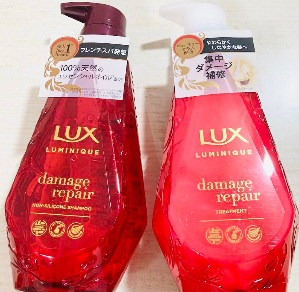 ルミニーク ダメージリペア シャンプー/トリートメント|luxの口コミ「 Lux ルミニーク ダメージリペア 」 By カワイクナ