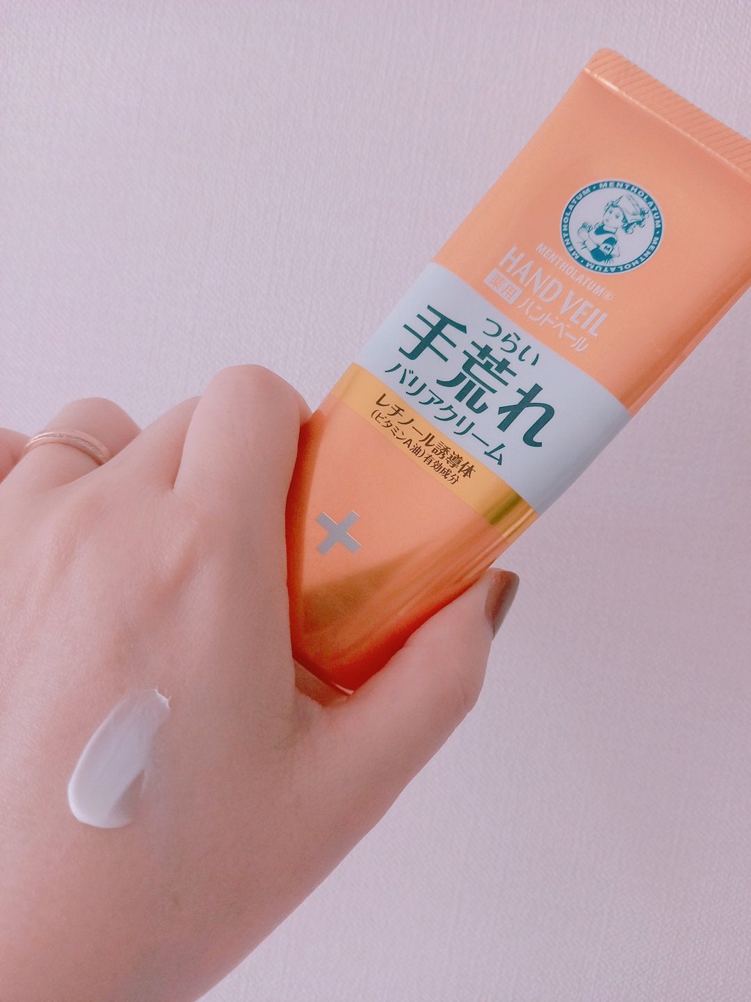 ハンドベール 手荒れ バリアクリーム|メンソレータムの口コミ メンソレータム ハンドベール 手荒れ バリアクリーム By Maya🧡混合