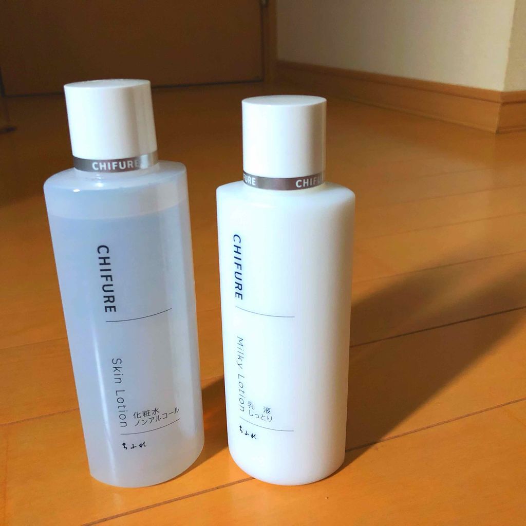 ちふれのスキンケア・基礎化粧品 化粧水 ノンアルコールタイプ&乳液 しっとりタイプを使った口コミ ちふれ 化粧水 ノンアルコールタイプ By