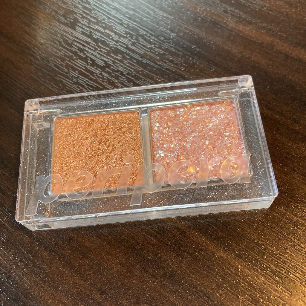 デュオ ポケット グリッター シャドウ 03 Salted Sugarplum|periperaの口コミ「peripera デュオ ポケット