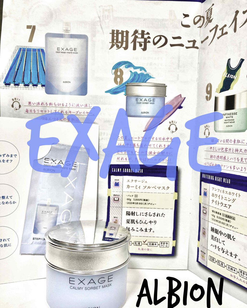 Albionのスキンケア・基礎化粧品 エクサージュ ディープリセット ペーストウォッシュ他、1商品を使った口コミ エクサージュ カーミィ