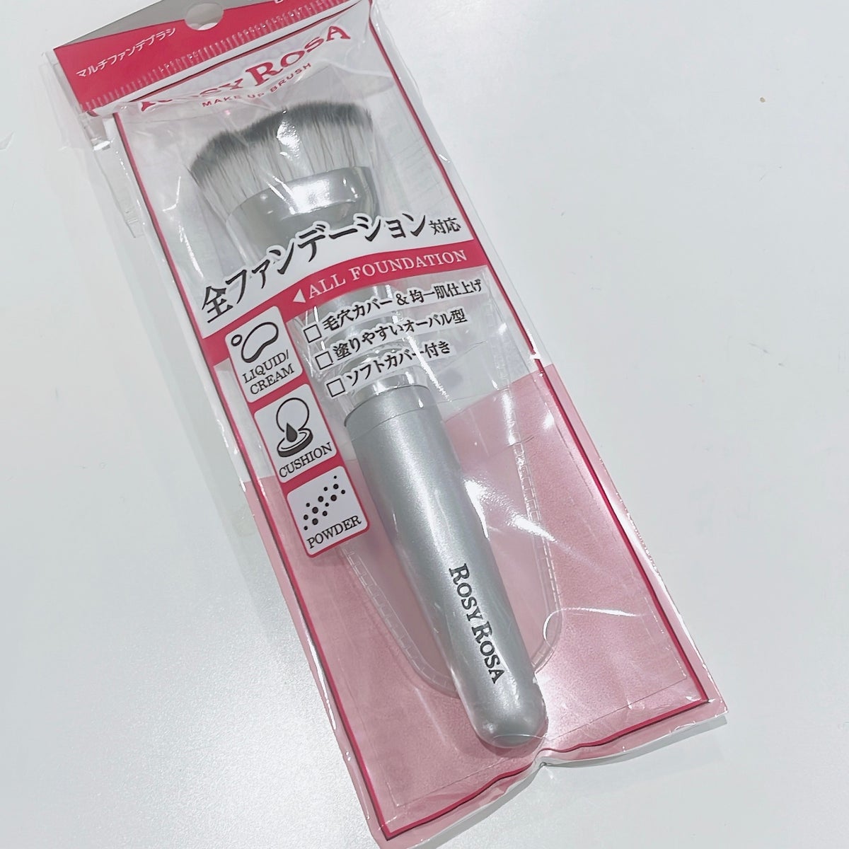 マルチファンデブラシ |ロージーローザの口コミ 毛穴をカバーしつつ均一な肌に見せてくれる By おもち乾燥肌 Lips