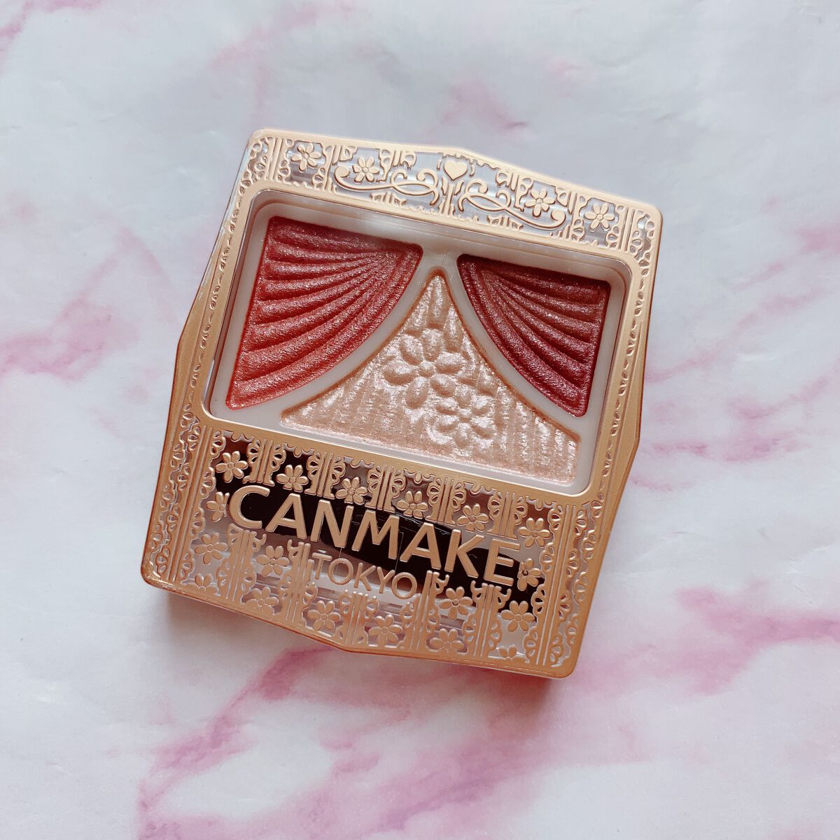 ジューシーピュアアイズ 14 テンダーフラワー|キャンメイクの口コミ「 Canmake キャンメイク 」 By Ru普通肌 Lips
