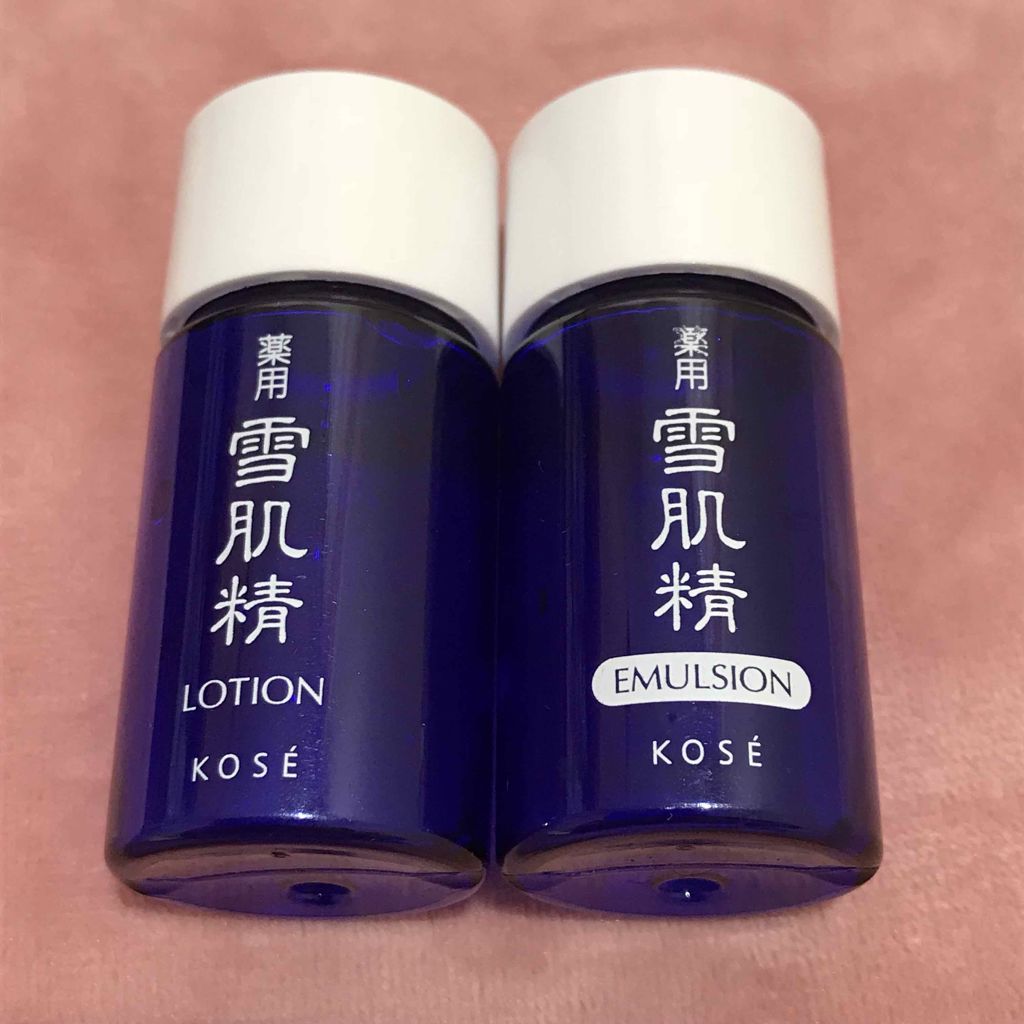 雪肌精のスキンケア・基礎化粧品 薬用 雪肌精&薬用 雪肌精 乳液を使った口コミ ドラッグストアで サンプルをもらいました。 By 抹茶アイス
