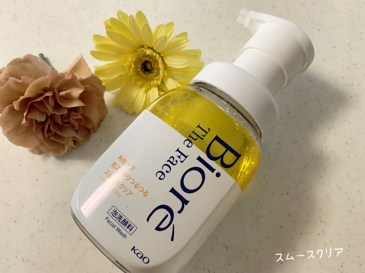 ザフェイス 泡洗顔料 スムースクリア 本体200ml|ビオレの口コミ 4月8日に新発売された、 ビオレ ザフェイス泡洗顔料のスムース