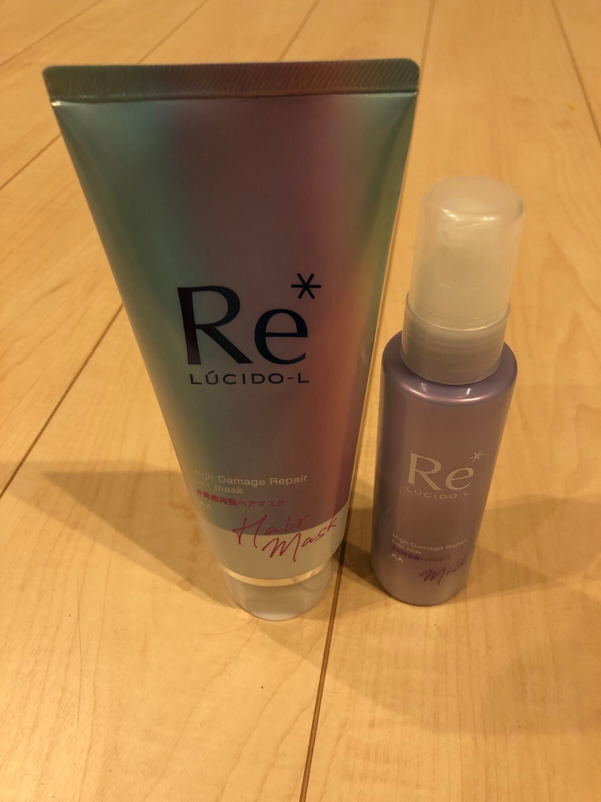 ルシードエルのヘアトリートメント #質感再整ヘアミルク&質感再整ヘアマスクを使った口コミ 久しぶりの投稿します、カフェラテ☕️です