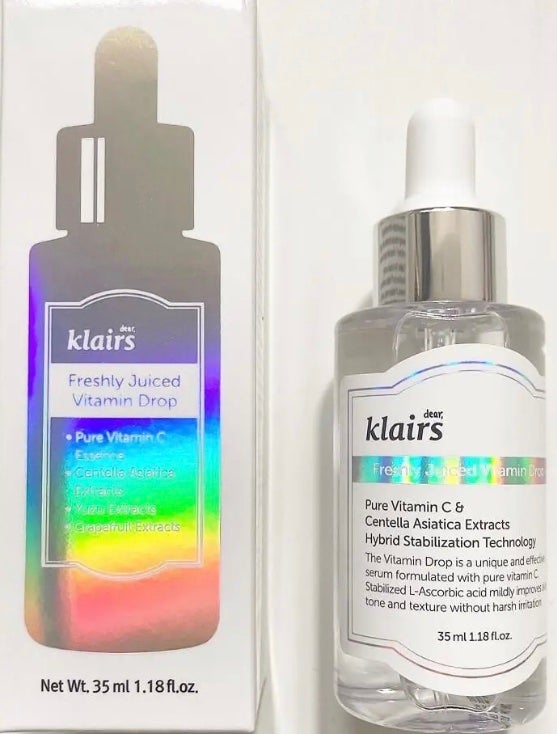 フレッシュリージュースドビタミンドロップ35ml|klairsの口コミ 敏感肌におすすめの美容液!klairsfreshly