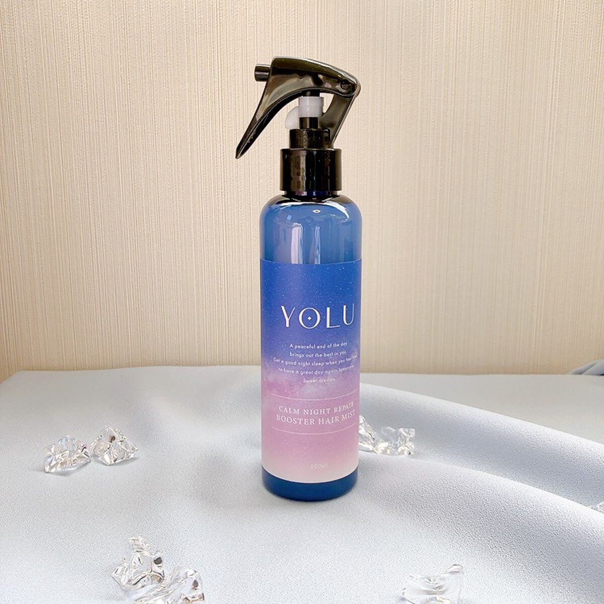カームナイトリペアブースターヘアミスト|yoluの口コミ スプレー式のボトルに入っているので髪の毛に By うにこ Lips