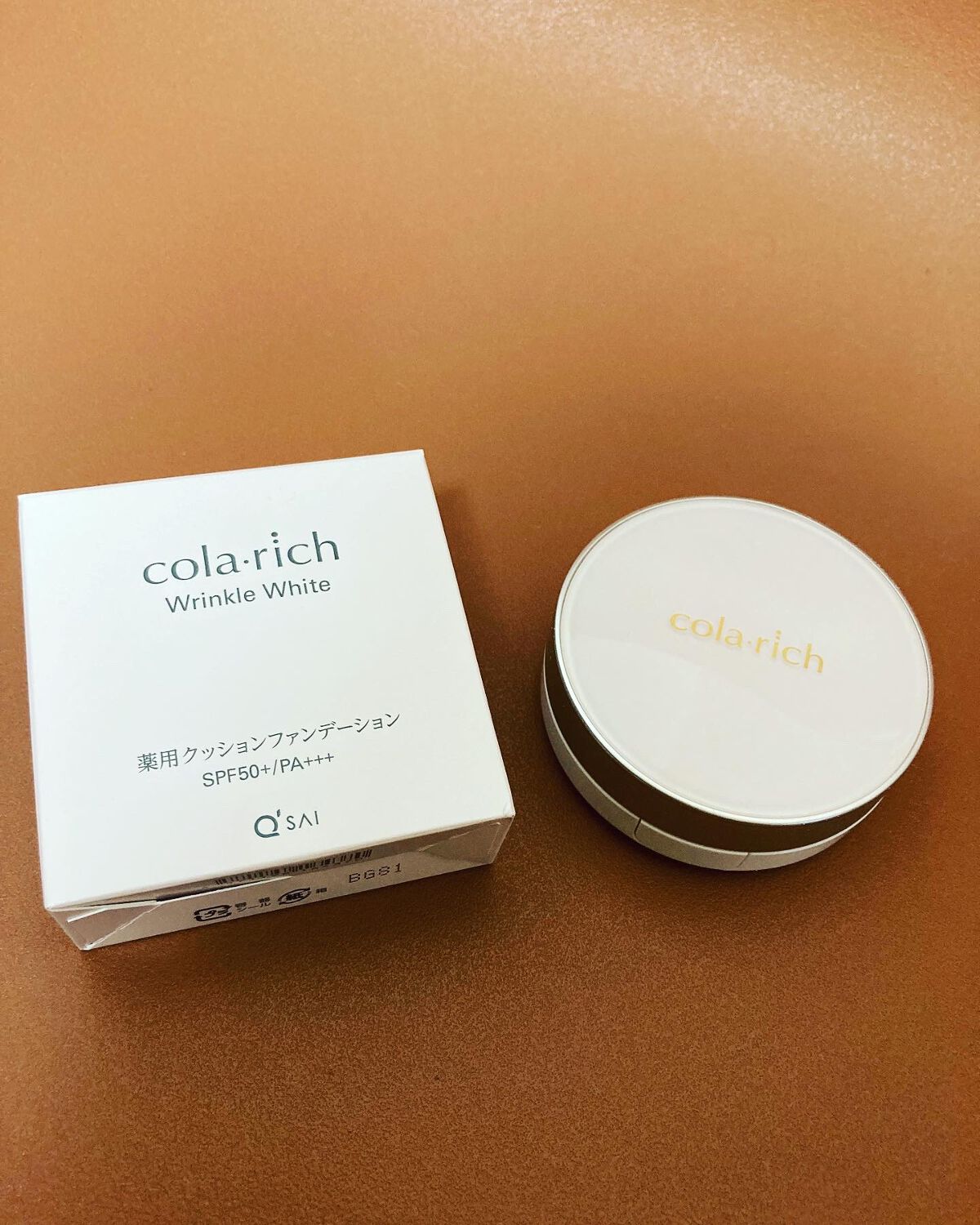 リンクルホワイトクッションファンデーション|コラリッチの口コミ 柔らかいピンクのパッケージが可愛い By りーるー混合肌40代前半
