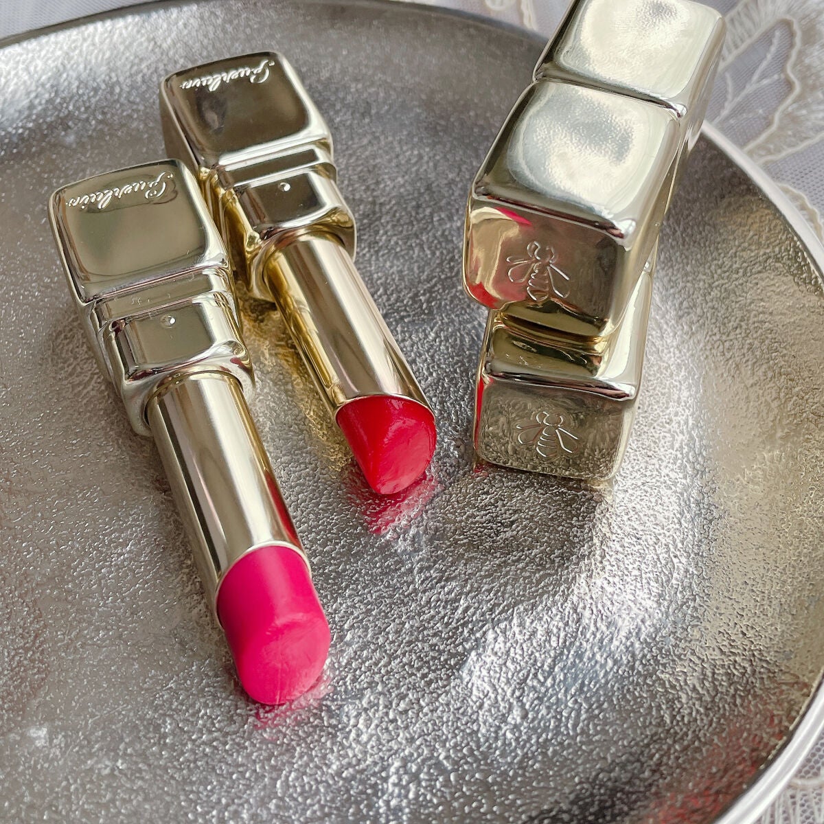 キスキス ビー グロウ|guerlainは落ちないのか?色持ちに関する口コミ コスメ購入品 好きすぎて3本目のリピ😍💓 By ちょこ