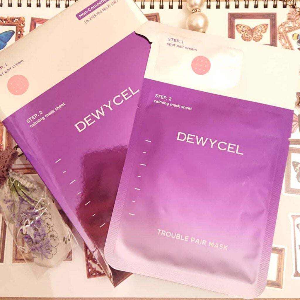 トラブルペアーマスク|dewycelの使い方を徹底解説 敏感肌におすすめのシートマスク・パック!dewycel様より 【トラブルペアマスク