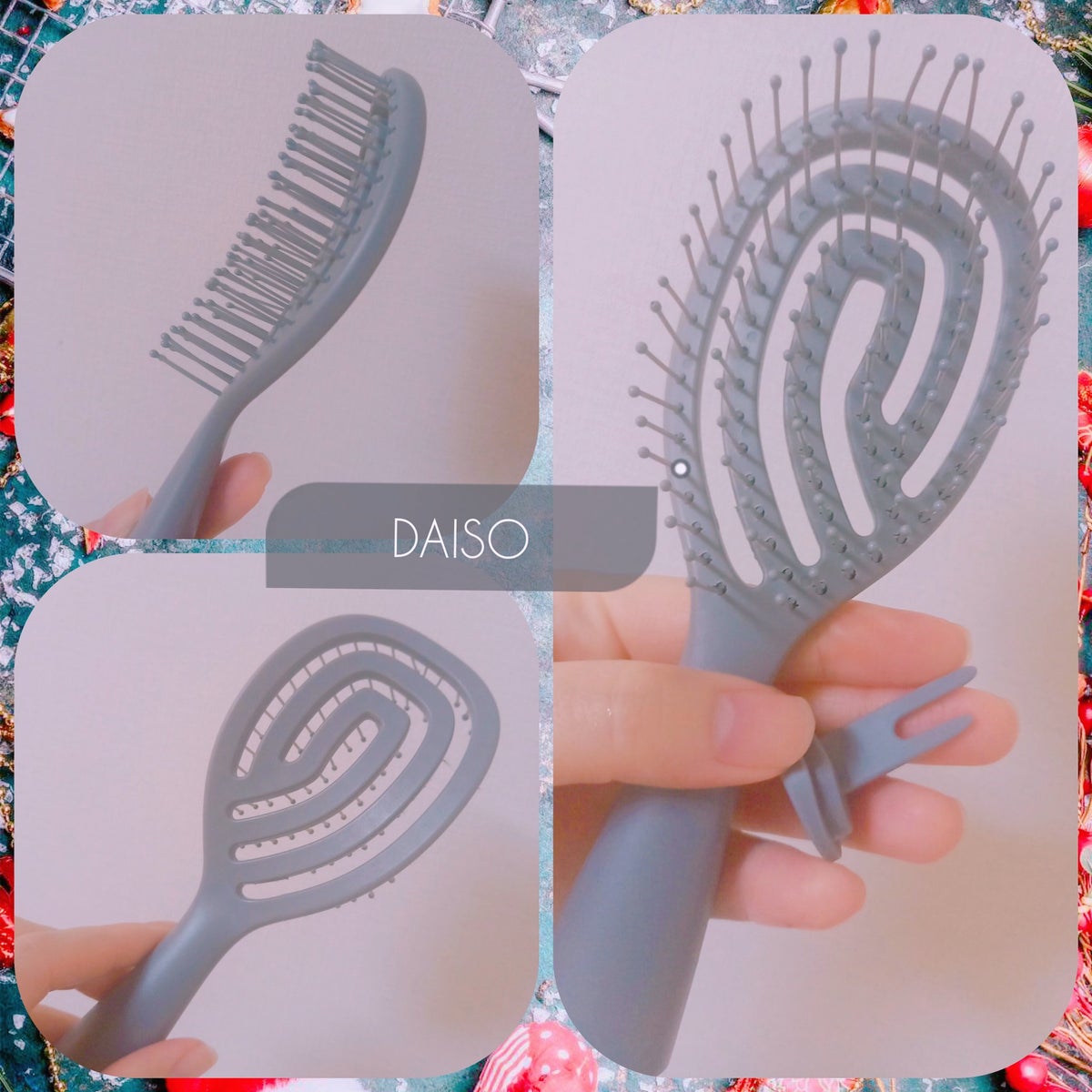乾きやすいブローブラシ|daisoの口コミ 超優秀!100均で買えるおすすめヘアブラシ!daiso 乾きやすいブローブラシ By Maya