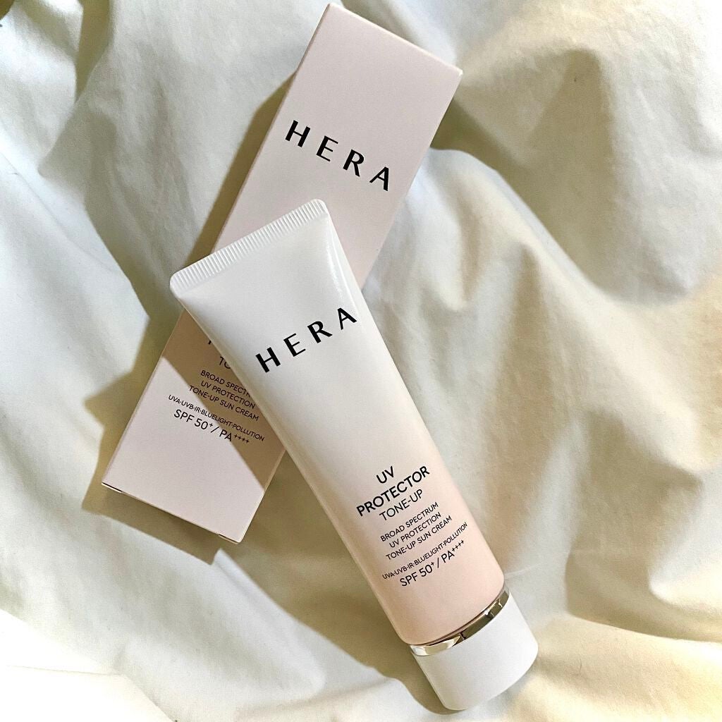 Uvプロテクタートーンアップマルチディフェンスフレッシュ|heraの効果に関する口コミ「大好きなhera ️ 韓国商品の中でも、信頼を