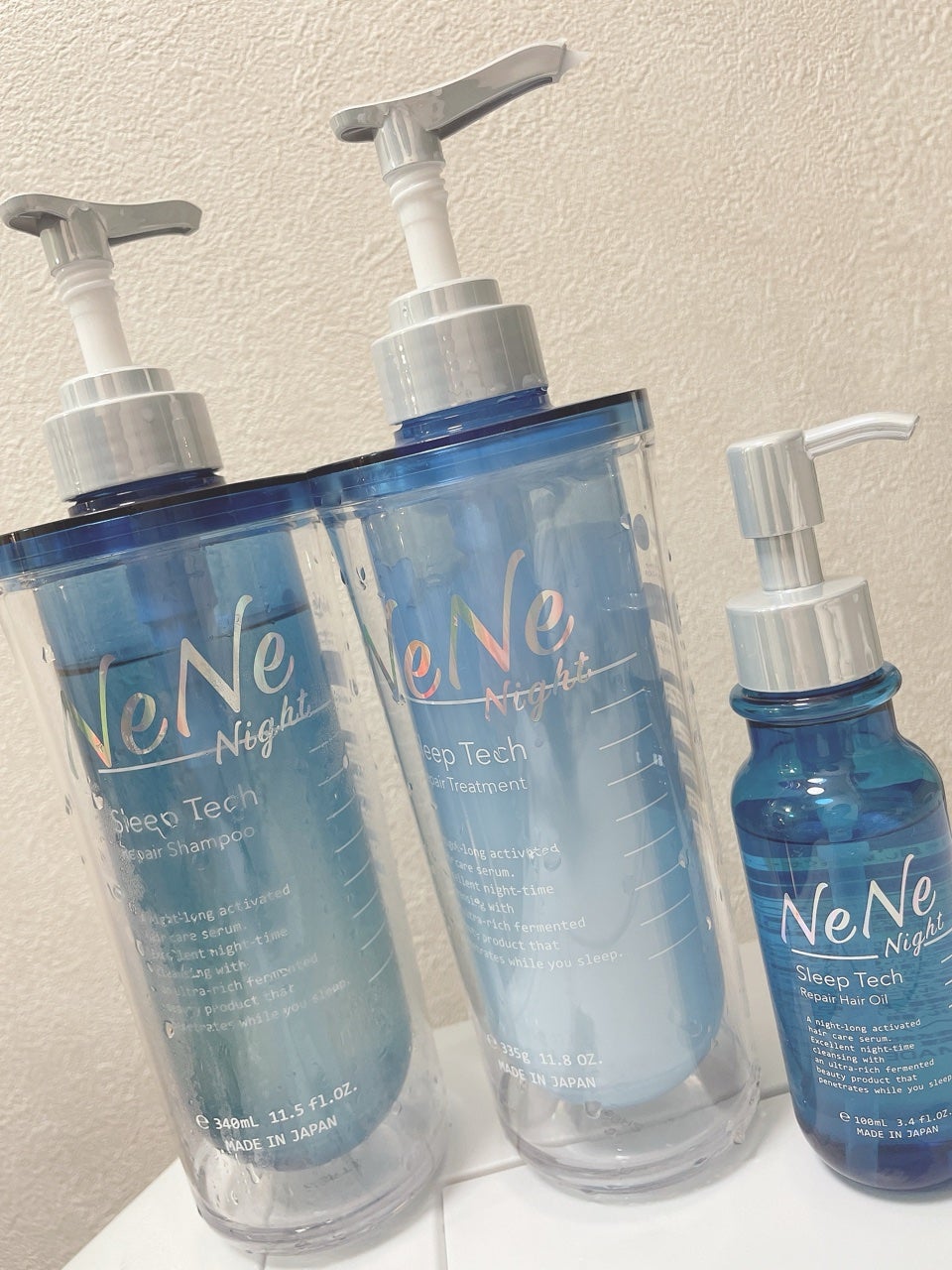 スリープテック リペア シャンプー/ヘアトリートメント|nene Nightの口コミ シャンプーはトロッとした重めのテクスチャーで By