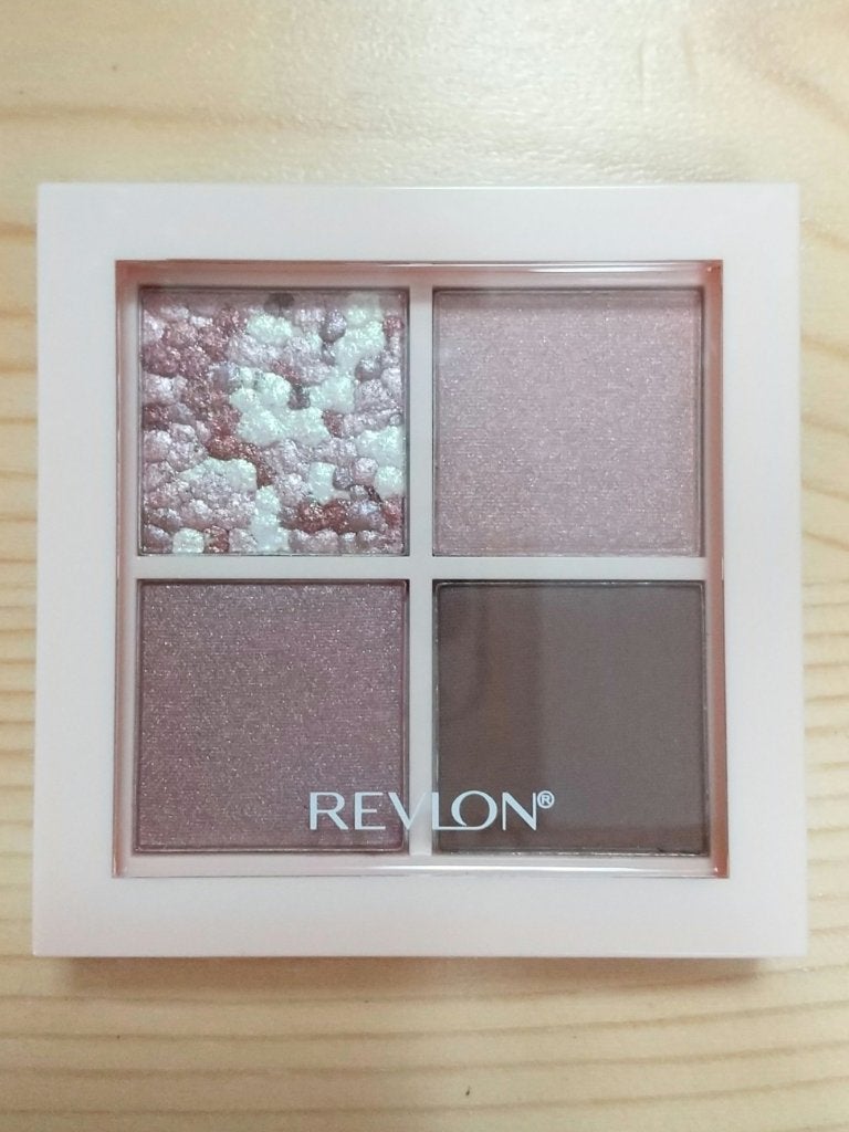 【新色レビュー】ダズル アイシャドウ クアッド|revlonの口コミ Revlon ダズル アイシャドウ クアッド 004 ロージー
