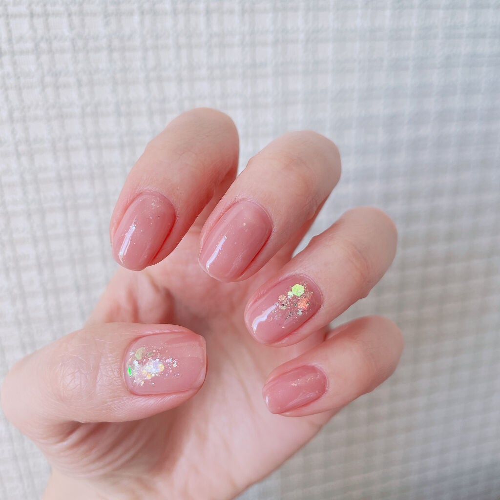 ジェルミーワン・セリアのマニキュアを使った口コミ お手軽春ネイル🌸 ジェルミーワン Gm 82【ペタルピンク】 By ぐみ Lips