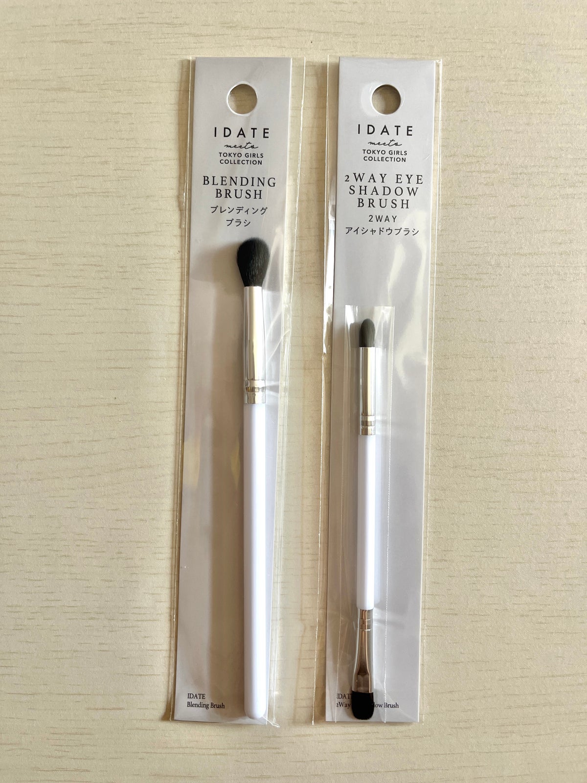 Idateのメイクブラシ アイデイト ブレンディングブラシ他、1商品を使った口コミ コンシーラーをぼかす筆と、広く薄く伸ばす筆が欲しい