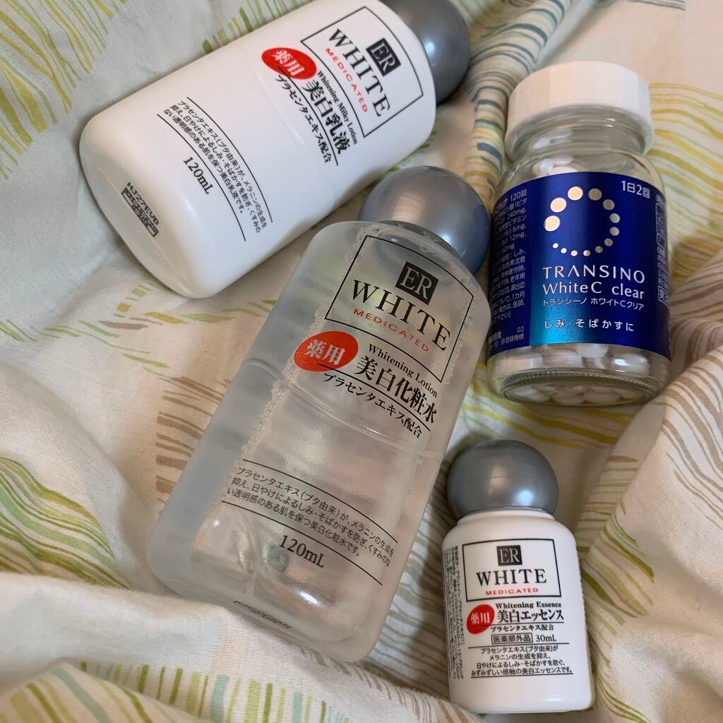 コスモホワイトニングローションv薬用美白化粧水|daiso他、3商品を使った口コミ 白くなりたい人必見!! 100均で買える化 By